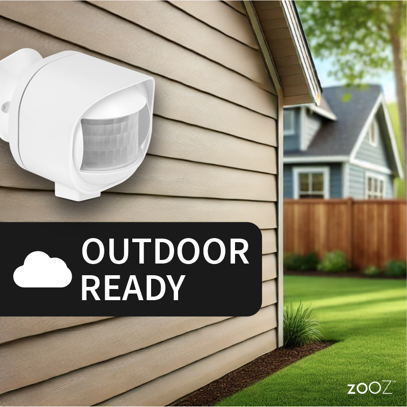 Zooz 800 Series Z-Wave Long Range Outdoor Motion Sensor ZSE70 800LR ...