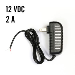 12 VDC Power Supply, 2 A, Black - The Smartest House