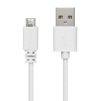 Micro USB Cable 10ft, White - The Smartest House