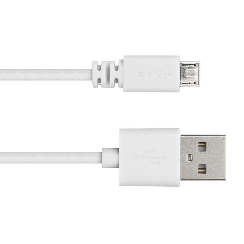Micro USB Cable 3ft, White - The Smartest House